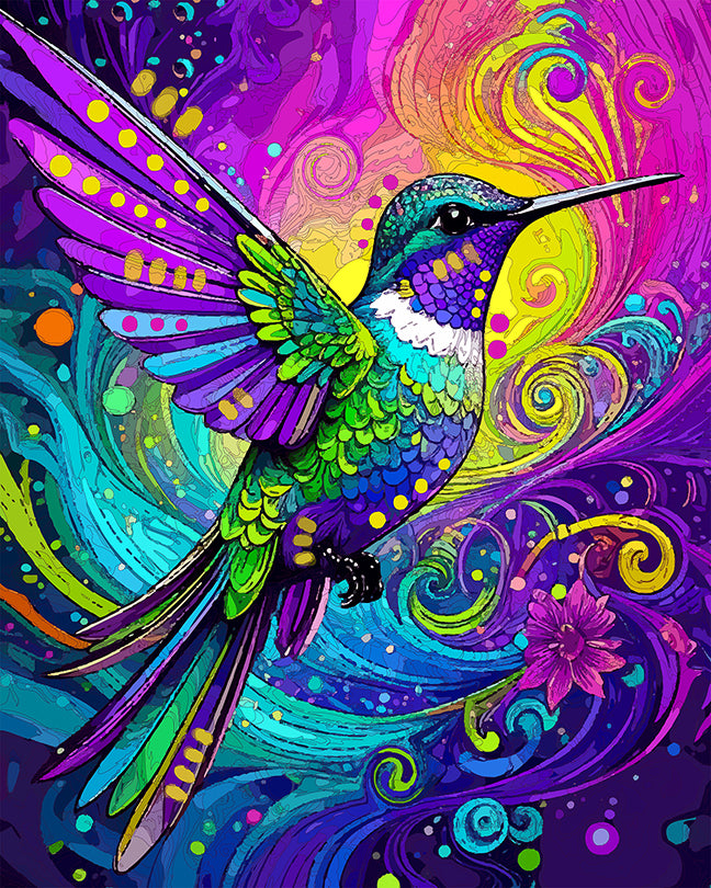 The Dazzled Hummingbird Mini Print (Ltd. Edition) (091725) – Dean Russo ...