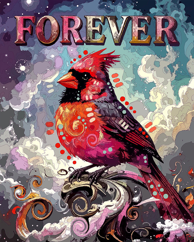 The Eternal Wave Cardinal Mini Print (Ltd. Edition) (101725) – Dean ...