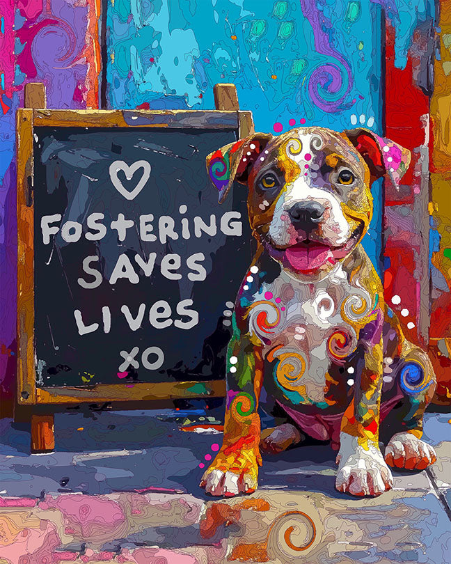 The Foster Mascot Mini Print (Ltd. Edition) (111125) – Dean Russo Art ...