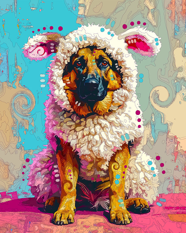 The Lamb Shep Mini Print (Ltd. Edition) (101525) – Dean Russo Art Mini ...