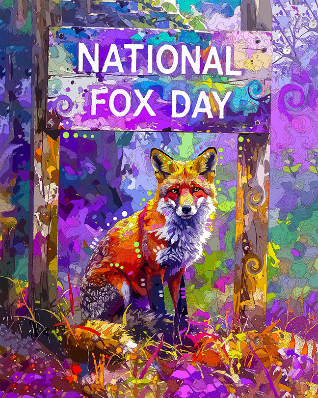 The National Fox Day Mini Print (Ltd. Edition) (091725) – Dean Russo ...