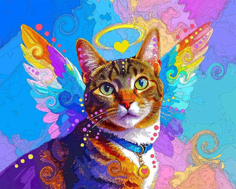 The Posing Angel Mini Print (Ltd. Edition) (102425) – Dean Russo Art ...